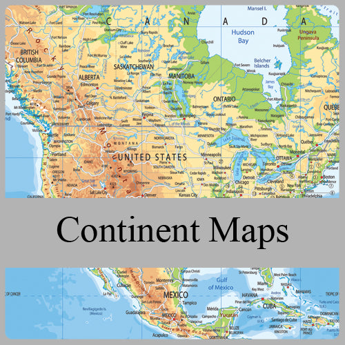 Continent Maps– I Love Maps
