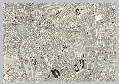 1920 Map of Central London - Ordnance Survey 1:10,560 Scale– I Love Maps