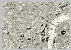 1920 Map of Central London - Ordnance Survey 1:10,560 Scale– I Love Maps