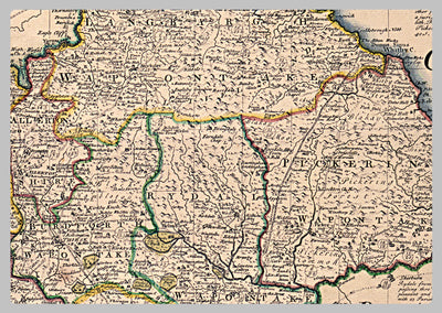 1760 - Map Of North Riding by Emanuel Bowen– I Love Maps