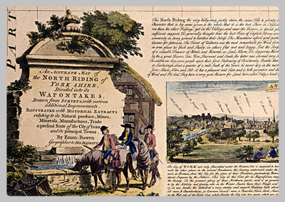 1760 - Map Of North Riding by Emanuel Bowen– I Love Maps