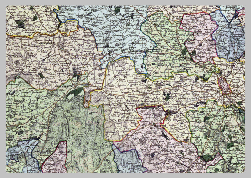1829 - Map Of Devon by C.J Greenwood– I Love Maps