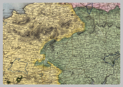 1834 - Map Of Cardigan by C.J Greenwood– I Love Maps