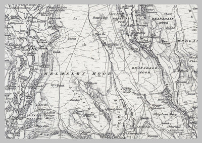 1850 Egton and the North Yorkshire Moors Ordnance Survey Map– I Love Maps