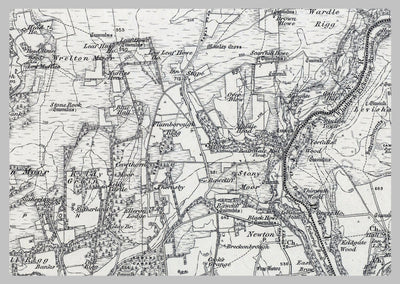 1850 Egton and the North Yorkshire Moors Ordnance Survey Map– I Love Maps