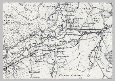 1850 Keswick Ordnance Survey Map– I Love Maps