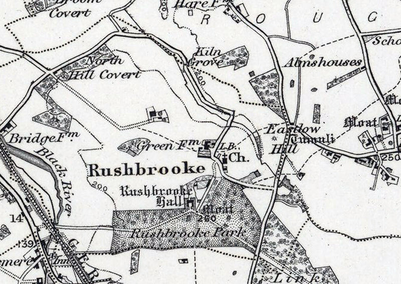 Bury St Edmunds and Environs Ordnance Survey Map 1870– I Love Maps