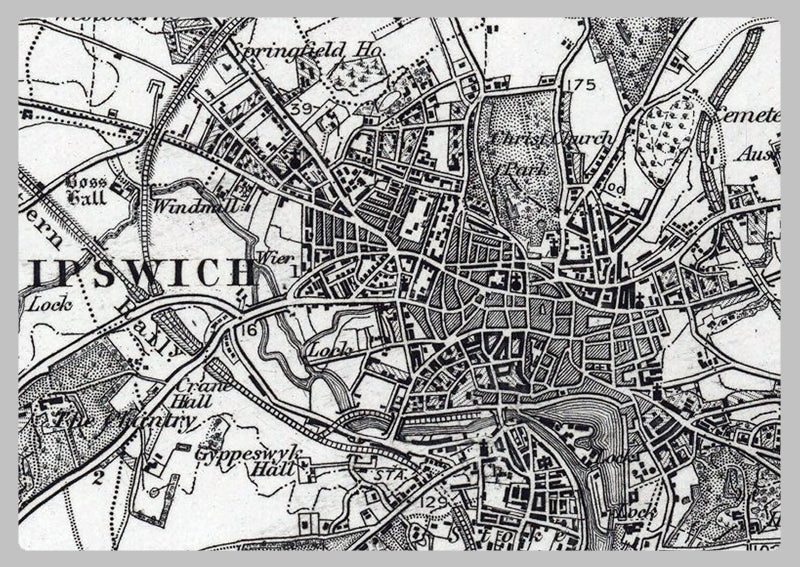 Ipswich and Environs - Ordnance Survey of England and Wales 1870 Serie– I Love Maps
