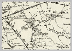 Middlesbrough and Environs - Ordnance Survey of England and Wales 1870 ...