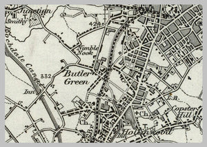 Oldham and Environs - Ordnance Survey of England and Wales 1870 Series ...