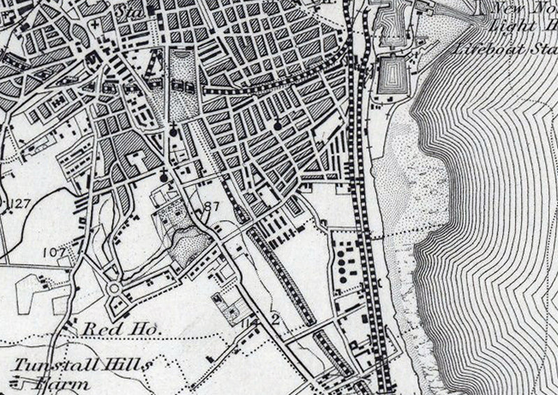 Sunderland and Environs - Ordnance Survey of England and Wales 1870 Se ...