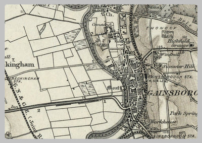 1890 Collection - East Retford (Doncaster) Ordnance Survey Map– I Love Maps