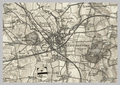 1890 Collection - East Retford (Doncaster) Ordnance Survey Map– I Love Maps