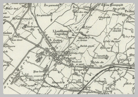 1890 Collection - Carnarvon (Holyhead) Ordnance Survey Map | I Love Maps