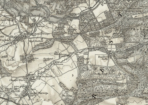1890 Collection - Ollerton (East Retford) Ordnance Survey Map | I Love Maps