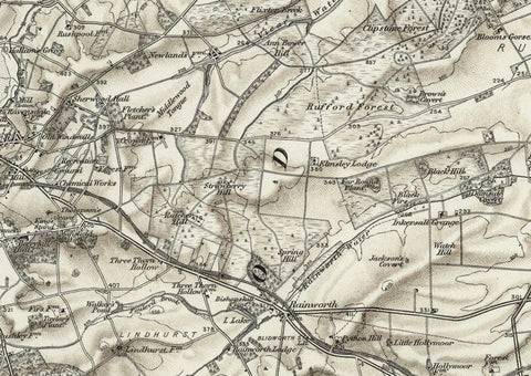 1890 Collection - Ollerton (East Retford) Ordnance Survey Map | I Love Maps