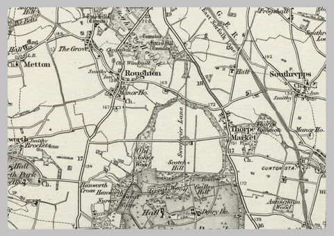 1890 Collection - Cromer Ordnance Survey Map | I Love Maps