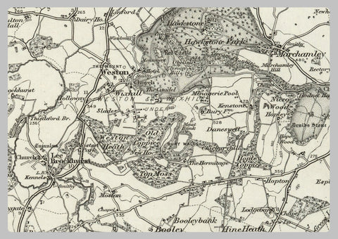 1890 Collection - Wem (Nantwich) Ordnance Survey Map | I Love Maps