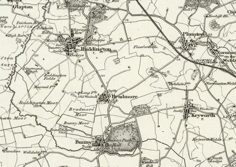 1890 Collection - Melton Mowbray (Nottingham) Ordnance Survey Map | I ...