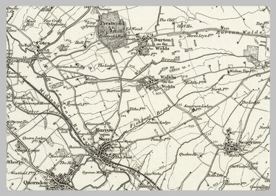1890 Collection - Melton Mowbray (Nottingham) Ordnance Survey Map– I ...