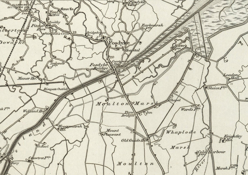 1890 Collection - Spalding (Boston) Ordnance Survey Map | I Love Maps