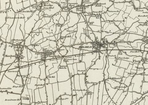 1890 Collection - Spalding (Boston) Ordnance Survey Map | I Love Maps