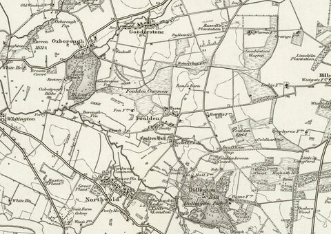1890 Collection - Swaffham (Fakenham) Ordnance Survey Map | I Love Maps