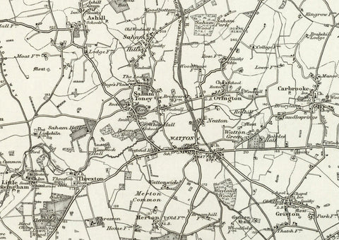 1890 Collection - Swaffham (Fakenham) Ordnance Survey Map | I Love Maps