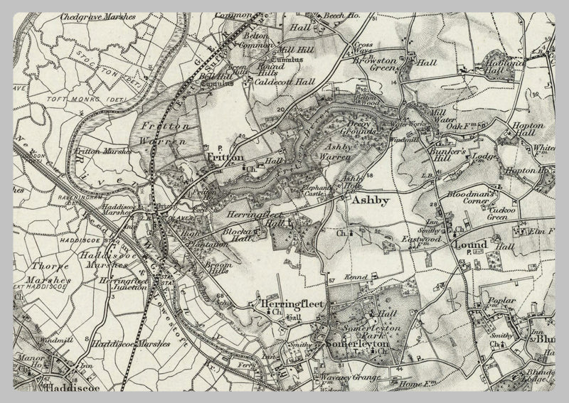 1890 Collection - Great Yarmouth (North Walsham) Ordnance Survey Map ...