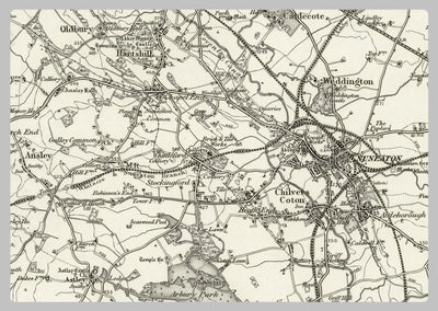1890 Collection - Coventry (Atherstone) Ordnance Survey Map– I Love Maps