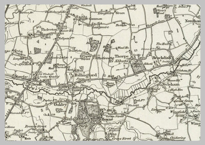 1890 Collection - Diss (Norwich) Ordnance Survey Map– I Love Maps