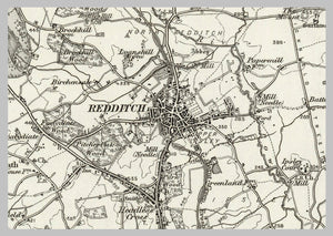 1890 Collection - Redditch (Birmingham) Ordnance Survey Map– I Love Maps