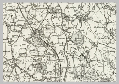 1890 Collection - Redditch (Birmingham) Ordnance Survey Map– I Love Maps