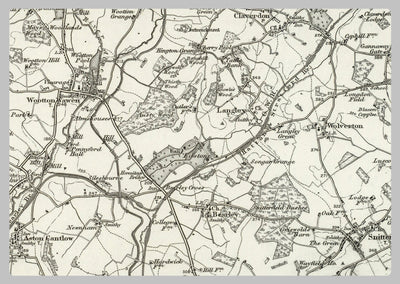 1890 Collection - Redditch (Birmingham) Ordnance Survey Map– I Love Maps