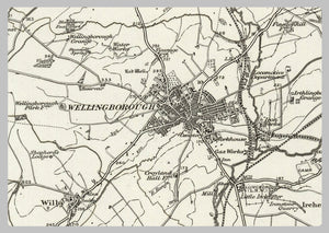 1890 Collection - Wellingborough (Kettering) Ordnance Survey Map– I ...