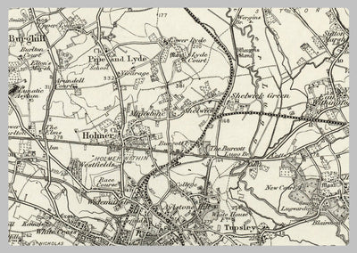 1890 Collection - Hereford (Ludlow) Ordnance Survey Map– I Love Maps