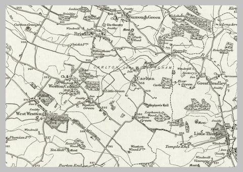 1890 Collection - Saffron Walden (Cambridge) Ordnance Survey Map | I ...