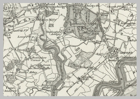 1890 Collection - Woodbridge (Saxmundham) Ordnance Survey Map | I Love Maps