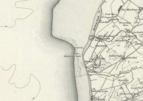 1890 Collection - Maryport (Silloth) Ordnance Survey Map | I Love Maps