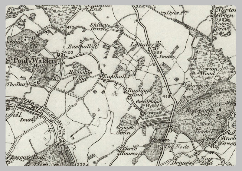 1890 Collection - Hitchin (Biggleswade) Ordnance Survey Map | I Love Maps