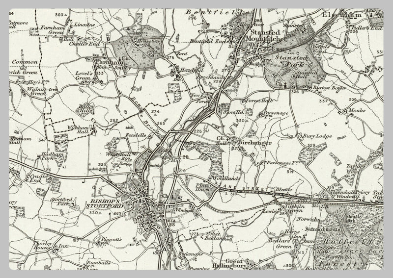 1890 Collection - Great Dunmow (Saffron Walden) Ordnance Survey Map– I ...