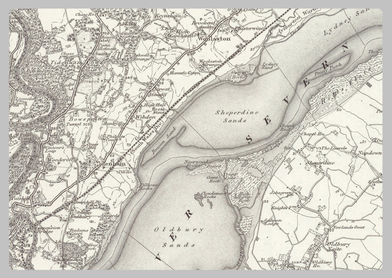 1890 Collection - Chepstow (Monmouth) Ordnance Survey Map– I Love Maps