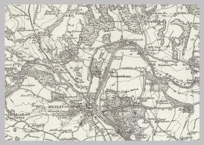 1890 Collection - Henley on Thames Ordnance Survey Map– I Love Maps