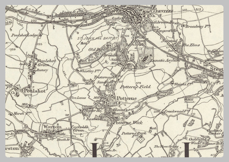1890 Collection - Devizies (Malborough) Ordnance Survey Map– I Love Maps