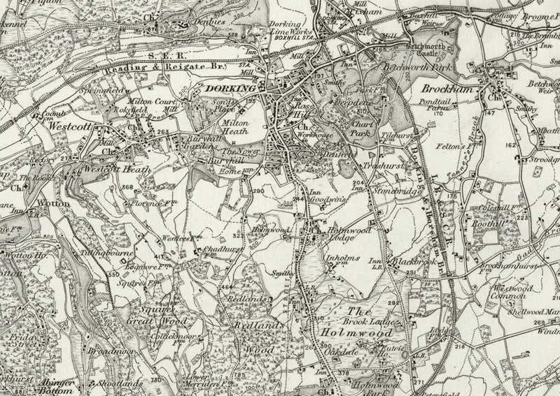 1890 Collection - Reigate (South London) Ordnance Survey Map | I Love Maps