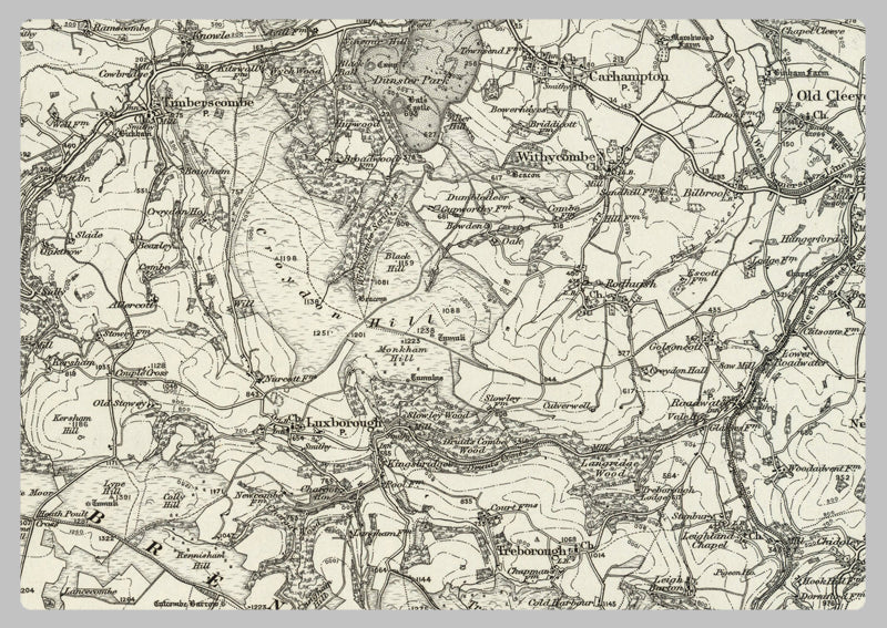 1890 Collection - Dulverton (Minehead) Ordnance Survey Map | I Love Maps