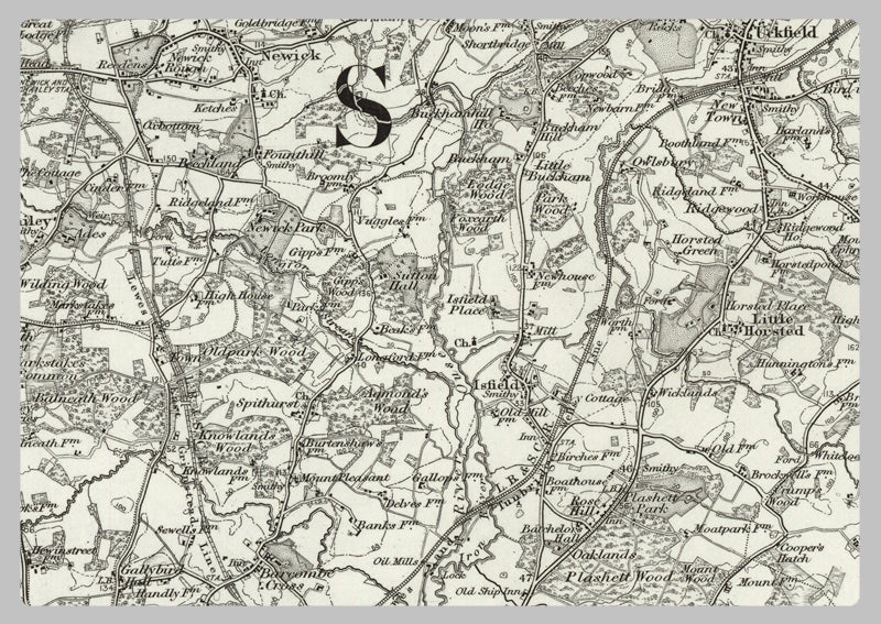 1890 Collection - Lewes (Tunbridge Wells) Ordnance Survey Map | I Love Maps