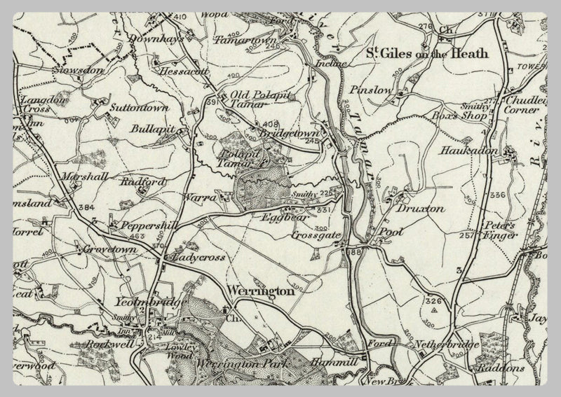 1890 Collection - Holsworthy (Bude) Ordnance Survey Map– I Love Maps
