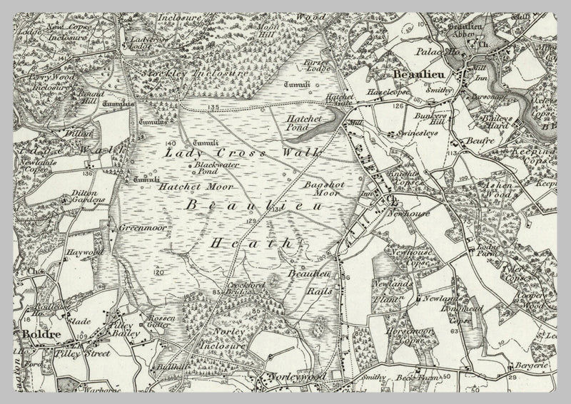 1890 Collection - Lymington (Southhampton) Ordnance Survey Map | I Love ...