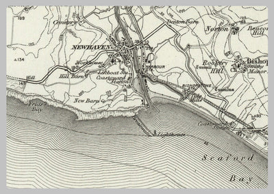 1890 Collection - Eastbourne (Lewes) Ordnance Survey Map– I Love Maps